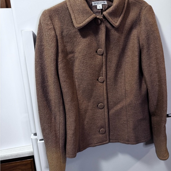 Pendleton | Jackets & Coats | Pendleton Womens Tan Wool Blazer | Poshmark